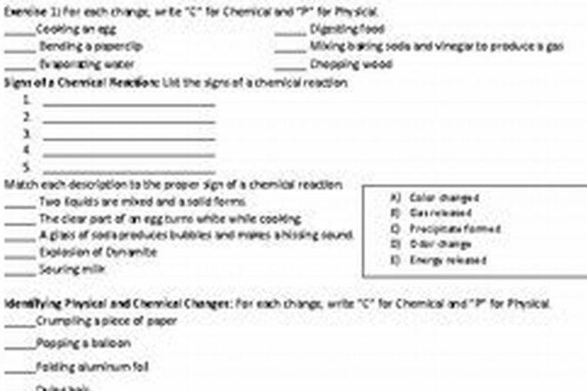 Best Physical & Chemical Changes Anchor Chart Guide