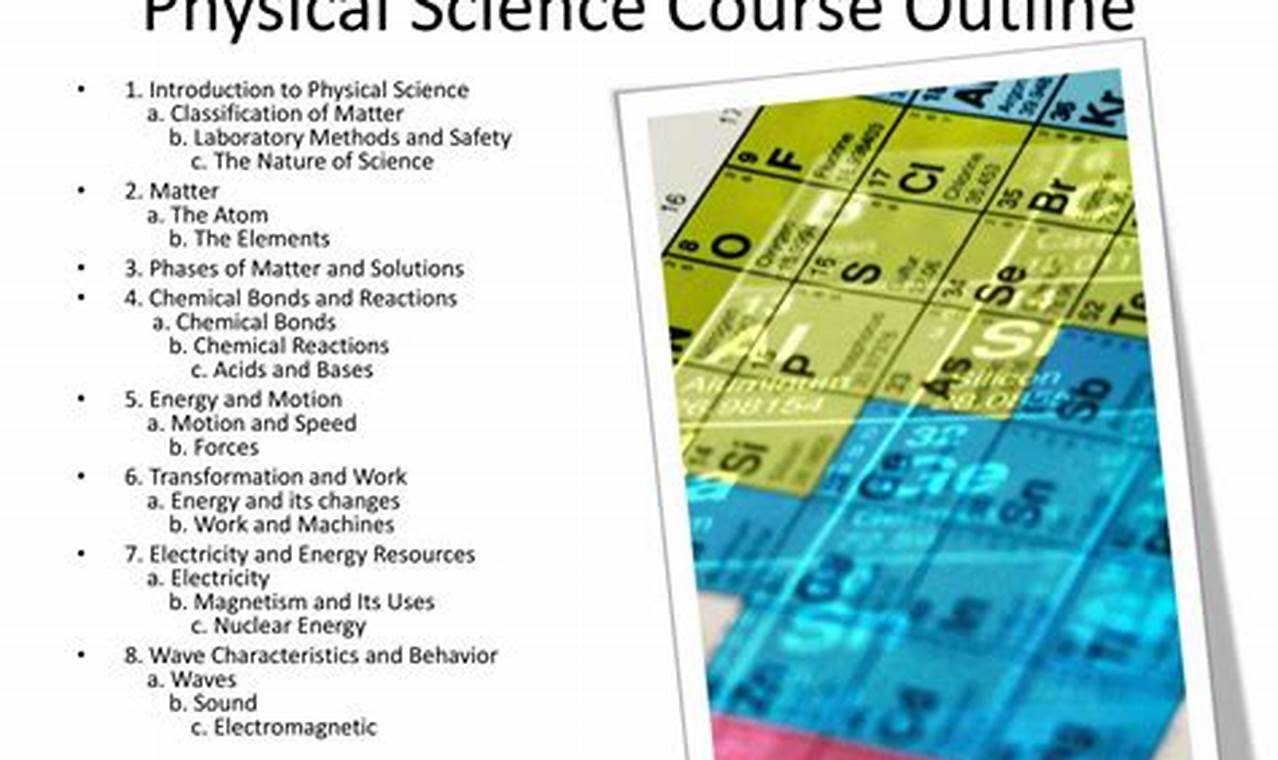 Exploring Physical Science Courses & Careers
