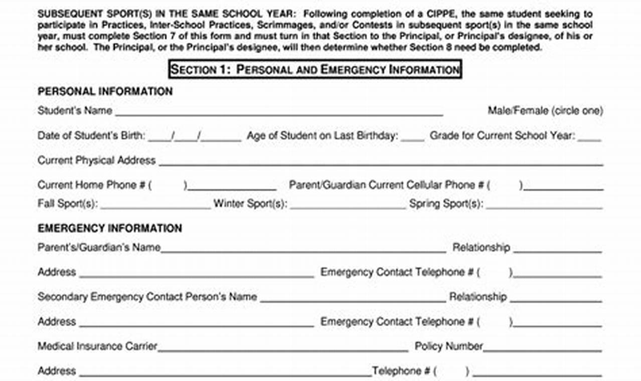 PIAA Physical Forms: A Complete Guide