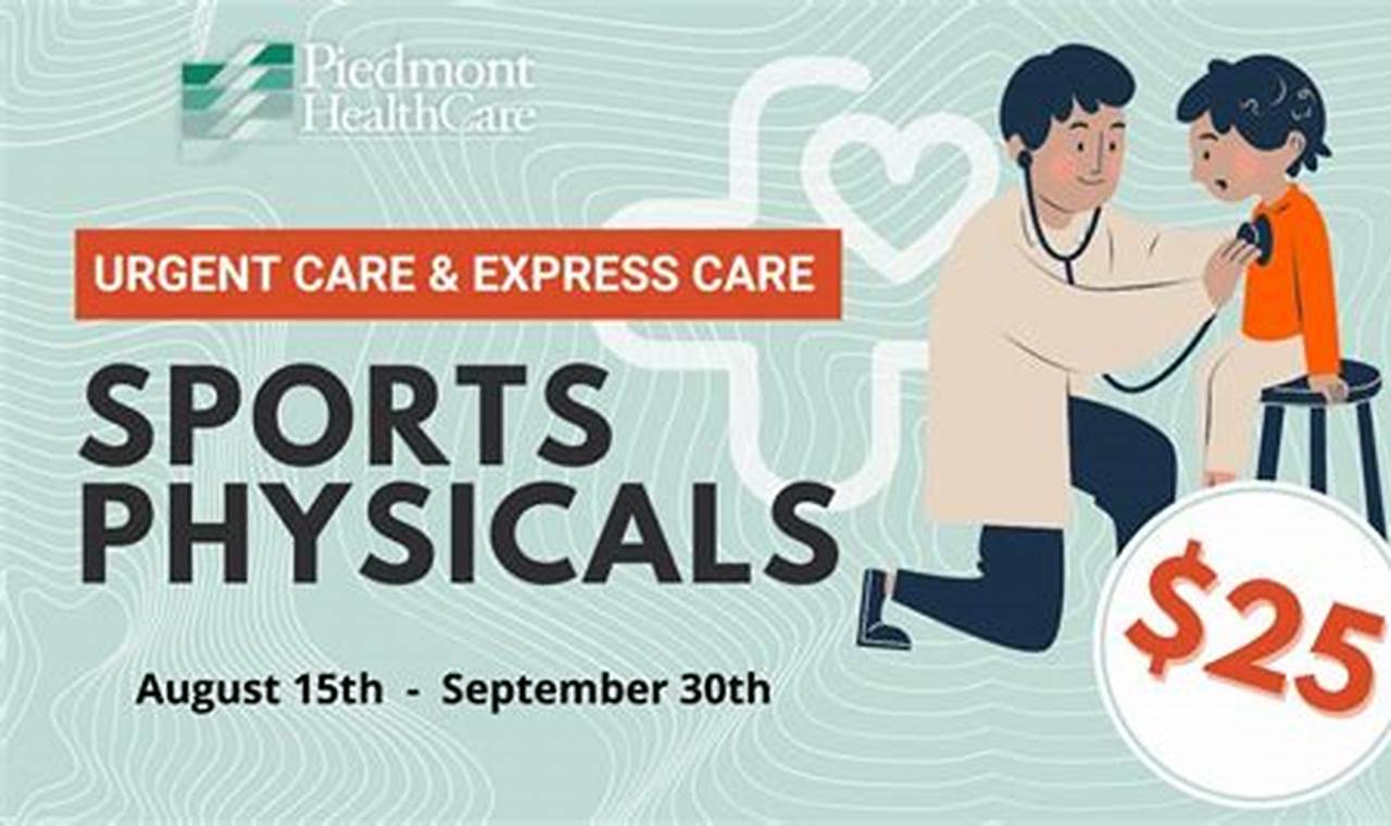 Sports Physical Cost at Urgent Care: Pricing Guide