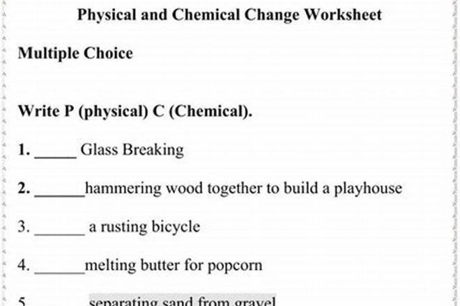 Exploring CPALMS Physical & Chemical Changes in Detail