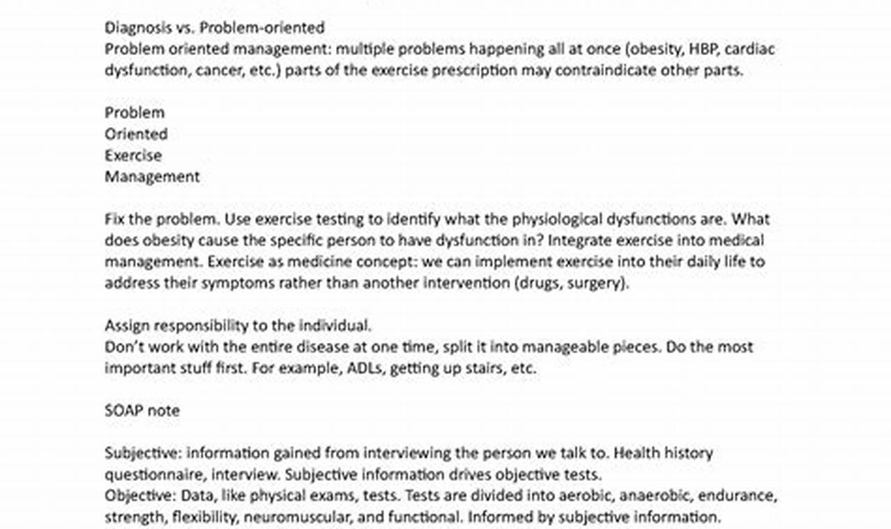 Free Physical Exam Template SOAP Note Download