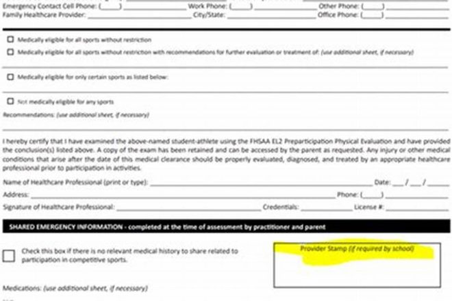 Florida EL2 Physical Form: Guide & Requirements