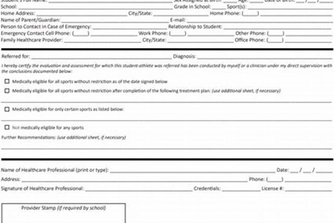 FHSAA Physical Forms: Download & Complete