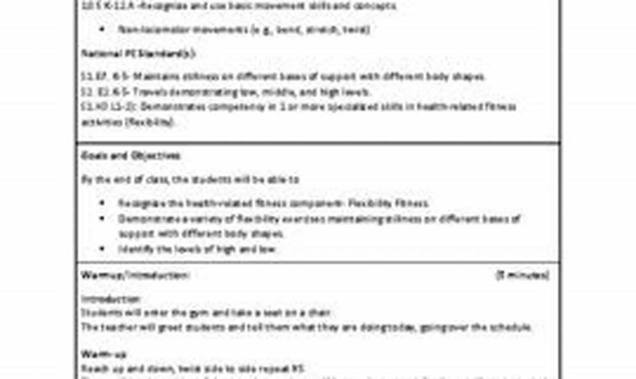 Inclusive Adapted Physical Education Lesson Plans & Activities