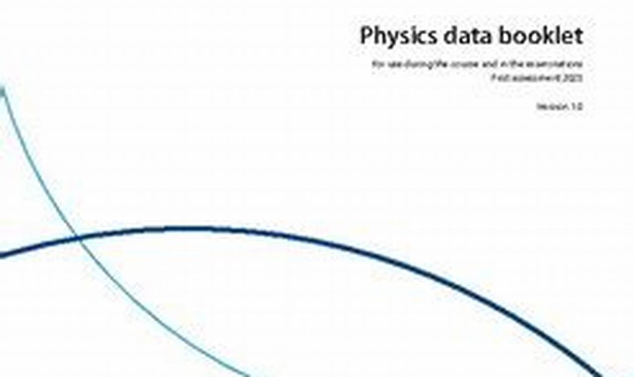Mastering IB Physics: 2025 Data Booklet Guide